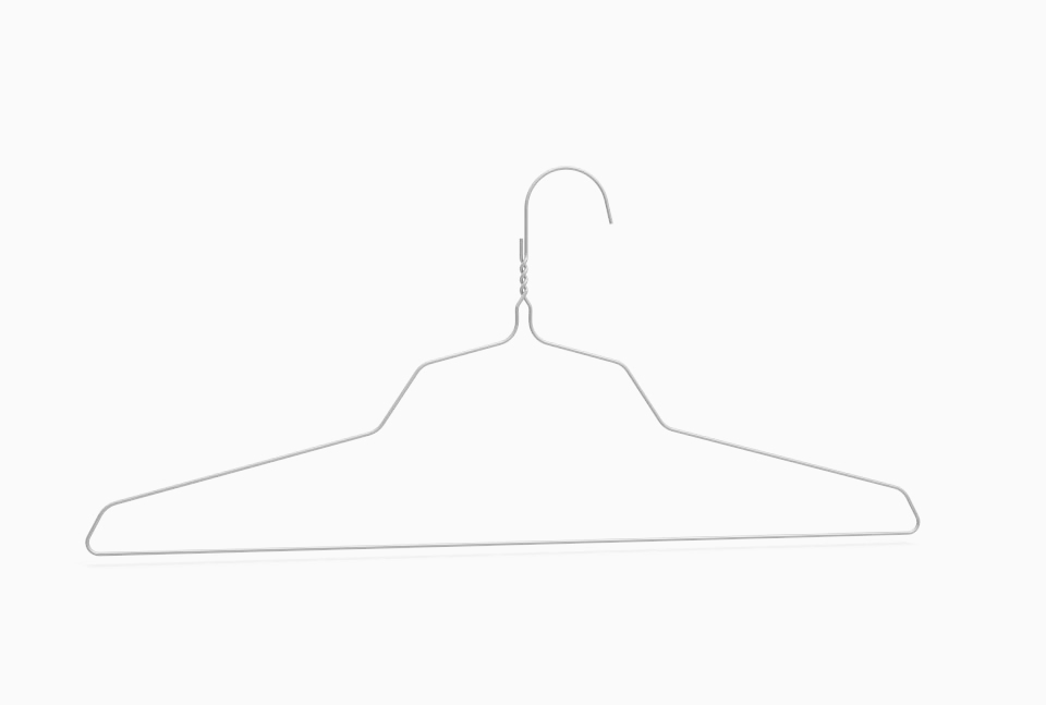 18″ Standard White Shirt Hanger – Mb Hangers