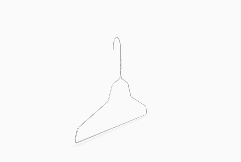 18″ Standard White Shirt Hanger – Mb Hangers