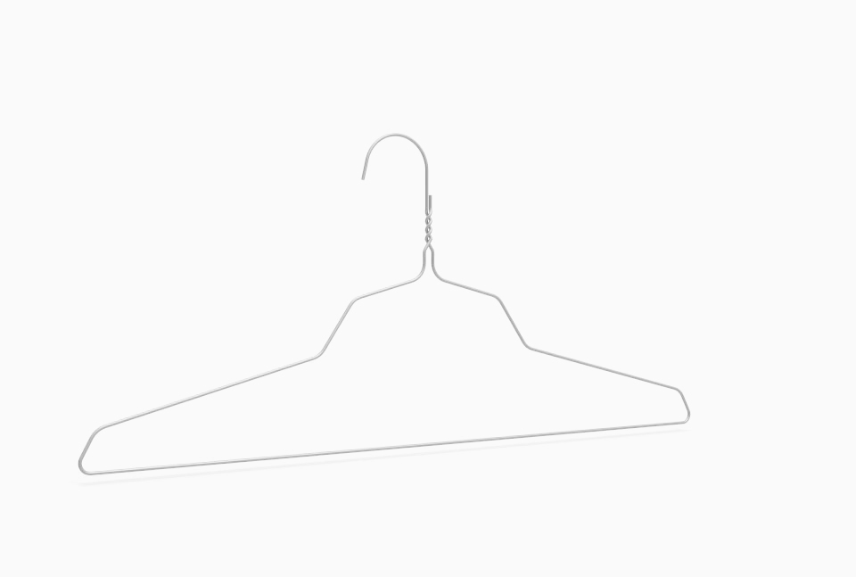 18″ Standard White Shirt Hanger – Mb Hangers